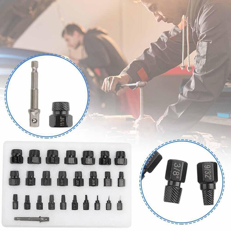 26PCS Remover Universal Auto Repair Tool Screw Extractors Y2A37098 | eBay