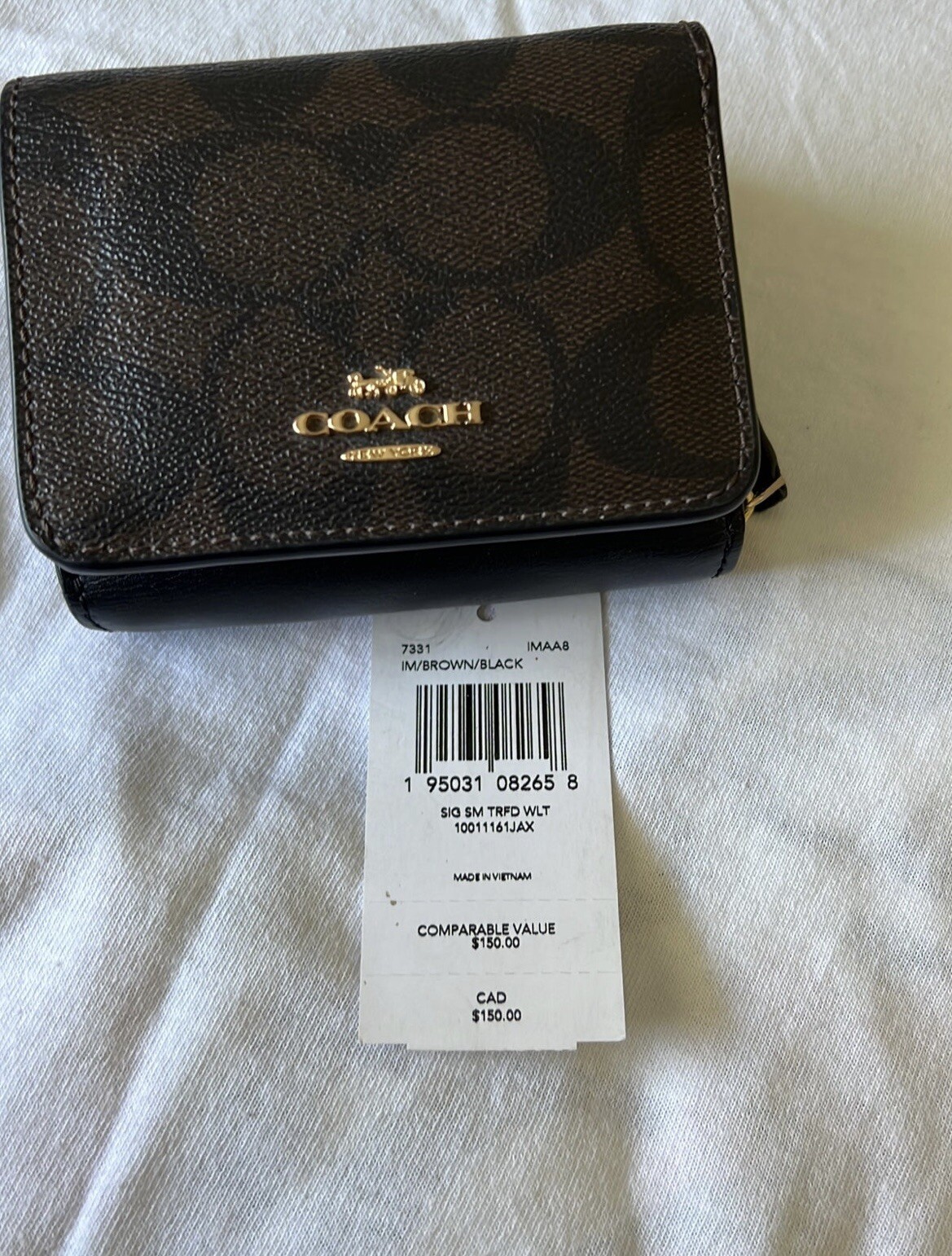 coach trifold wallets for women - Gem
