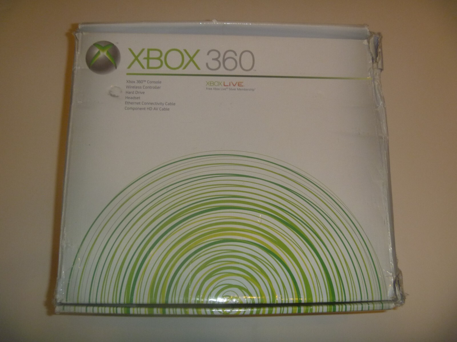 Microsoft Xbox 360 Pro 20GB System Console White In Original Box Good ...