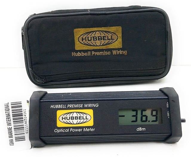 Hubbell OFPM813 Premise Wiring Optical Power Meter for sale online | eBay
