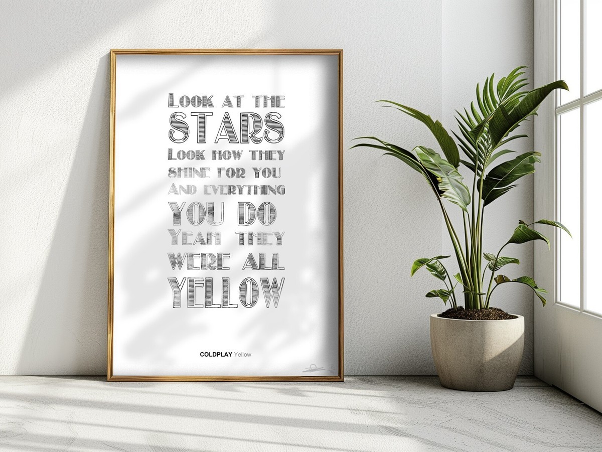 Coldplay Yellow Lyrics