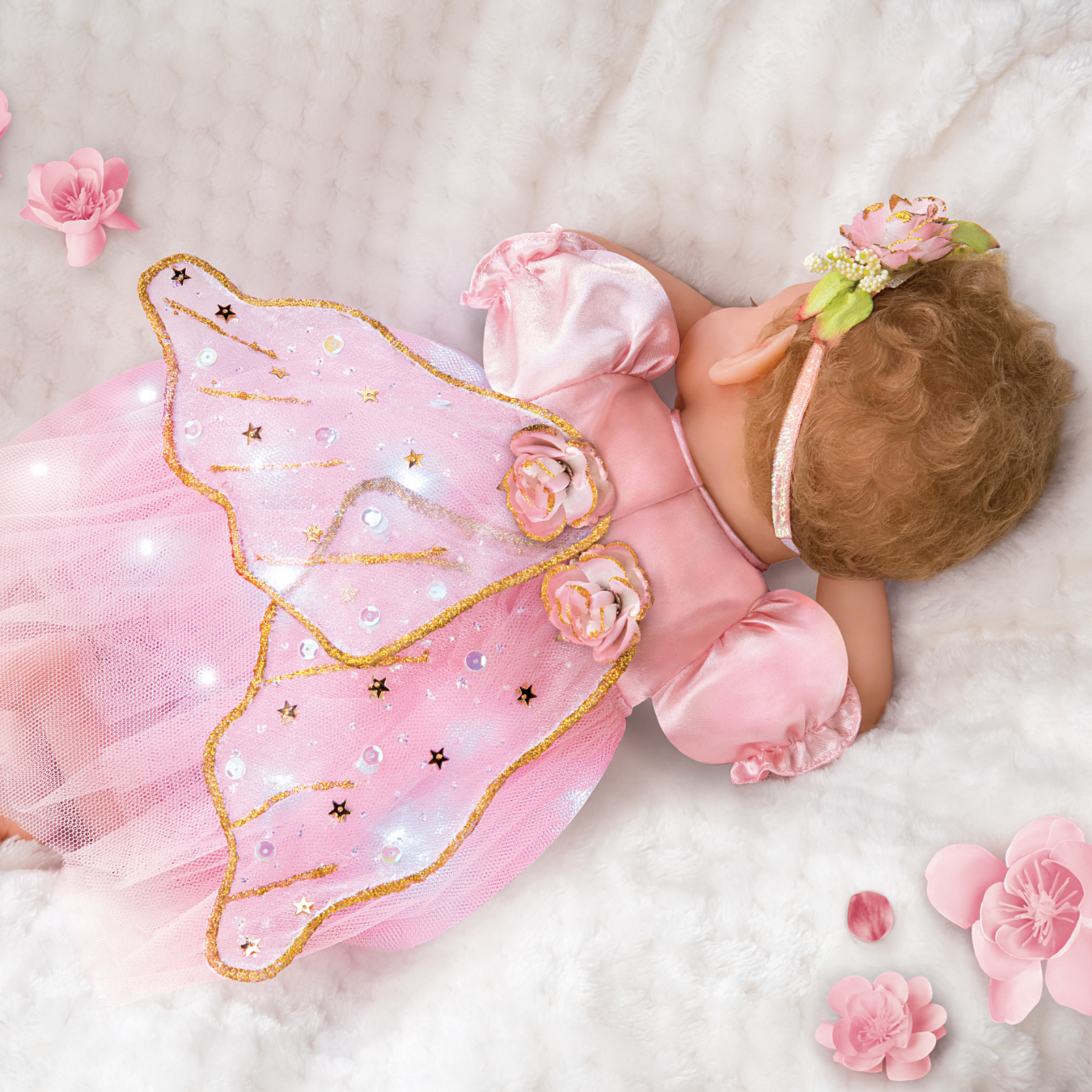 The Ashton-Drake Galleries Dream Blossom Illuminated Fairy Baby Doll 13 ...
