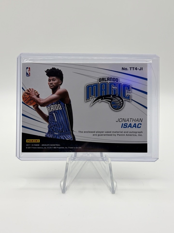 2017-18 Panini Absolute Basketball - Jonothan Isaac RC #TT4-JI /99 ...