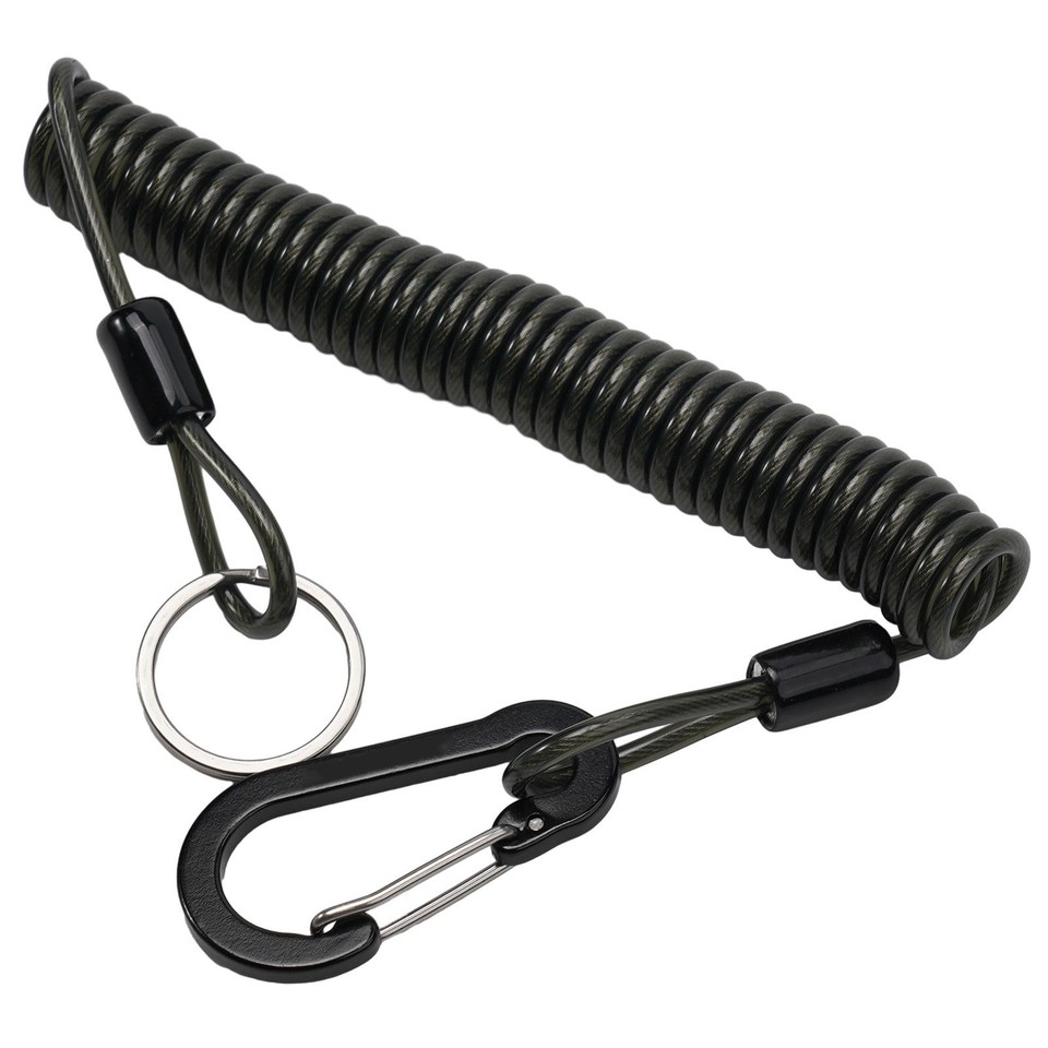 Wire Spring Rope Accessories Fishing Tackle Stainless Steel + Plastic ...