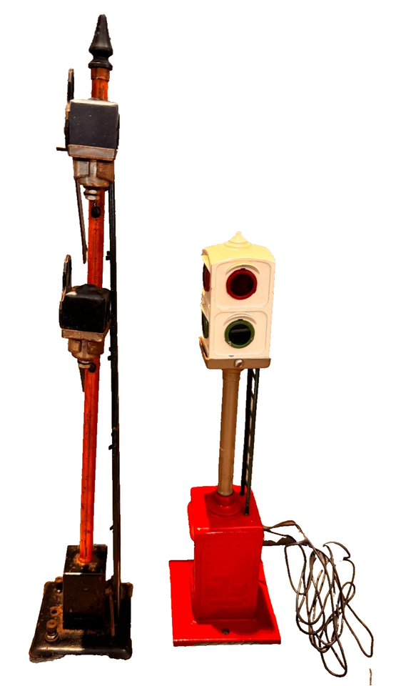 2pc Set Lionel - #78 Block Signal & #66 Duel Arm Semaphore Signals Used ...