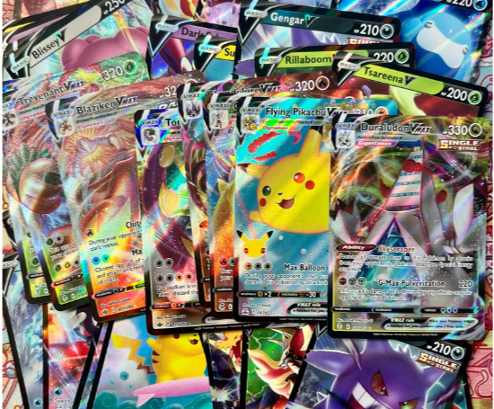 Pokemon Card Lot 100 OFFICIAL TCG Cards + Ultra Rare | VMAX GX EX VSTAR ...