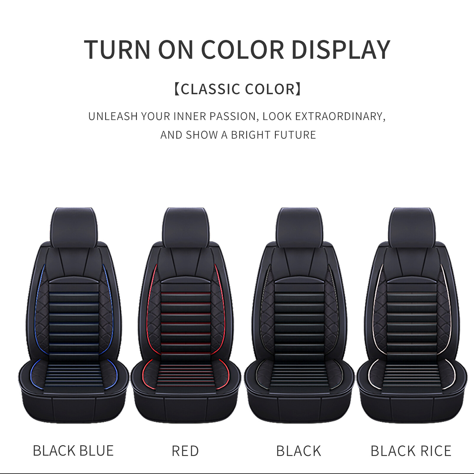 PU Leather Car Seat Cover Set 2 Seater Front Cushion For Holden ...