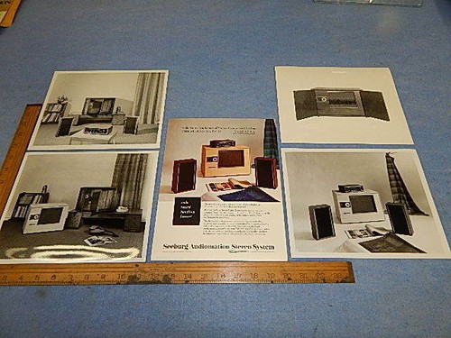 Seeburg Home Stereo Center AP1 Advertising Brochure & 4 photographs | eBay