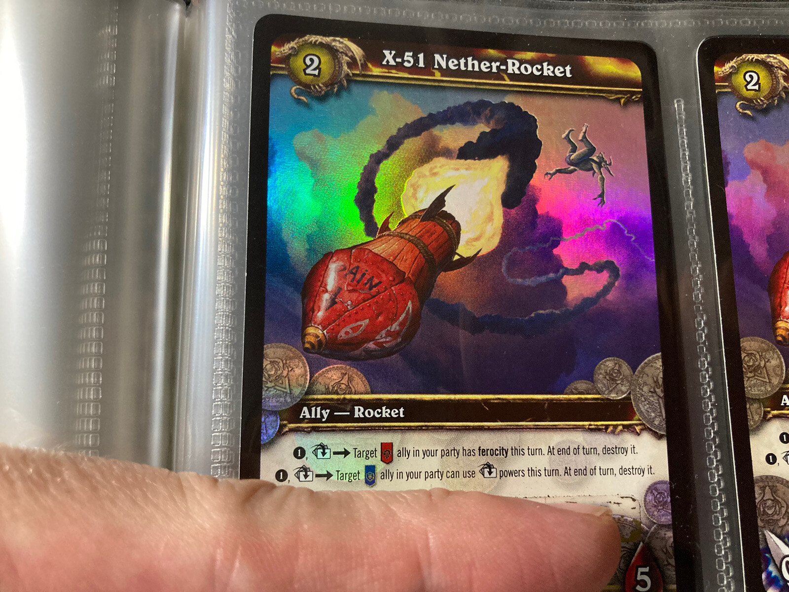 X-51 Nether-Rocket Loot Card USED TCG CODE wow card game cny | eBay