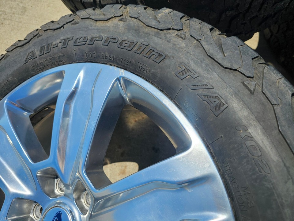 20" Ford F-150 Expedition OEM rims wheels polished 10004 tires BFG KO2 ...
