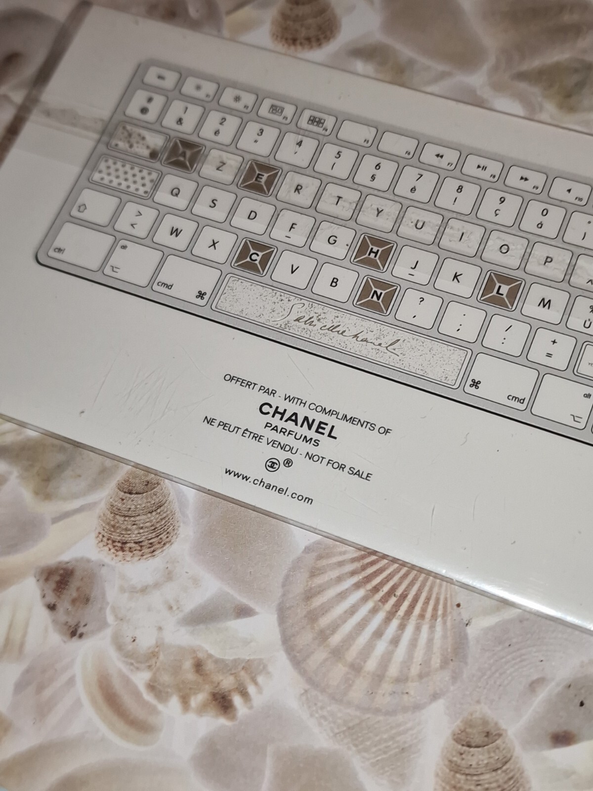 CHANEL Sticker Aufkleber Laptop Computer Tastatur Limited Edition 2018 ...