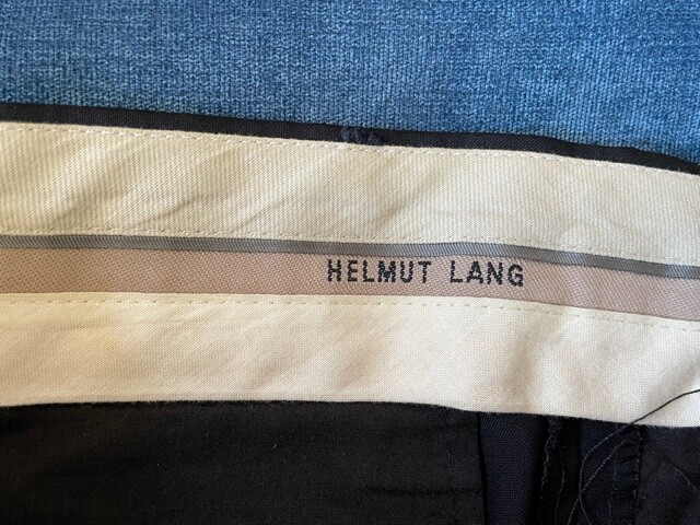 Helmut Lang Vintage Black Label Men's Black Suit - Gem