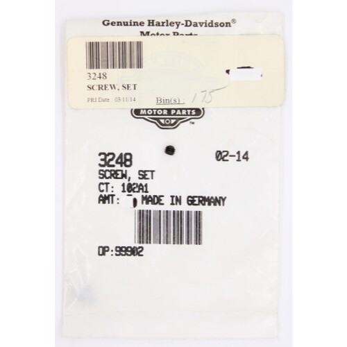 Harley-Davidson Set Screw Part Number - 3248 | eBay
