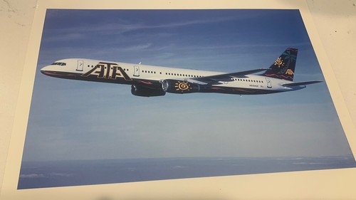 Rare American Trans Air ATA Sales Boeing Photo 737-757 Seat Chart | eBay