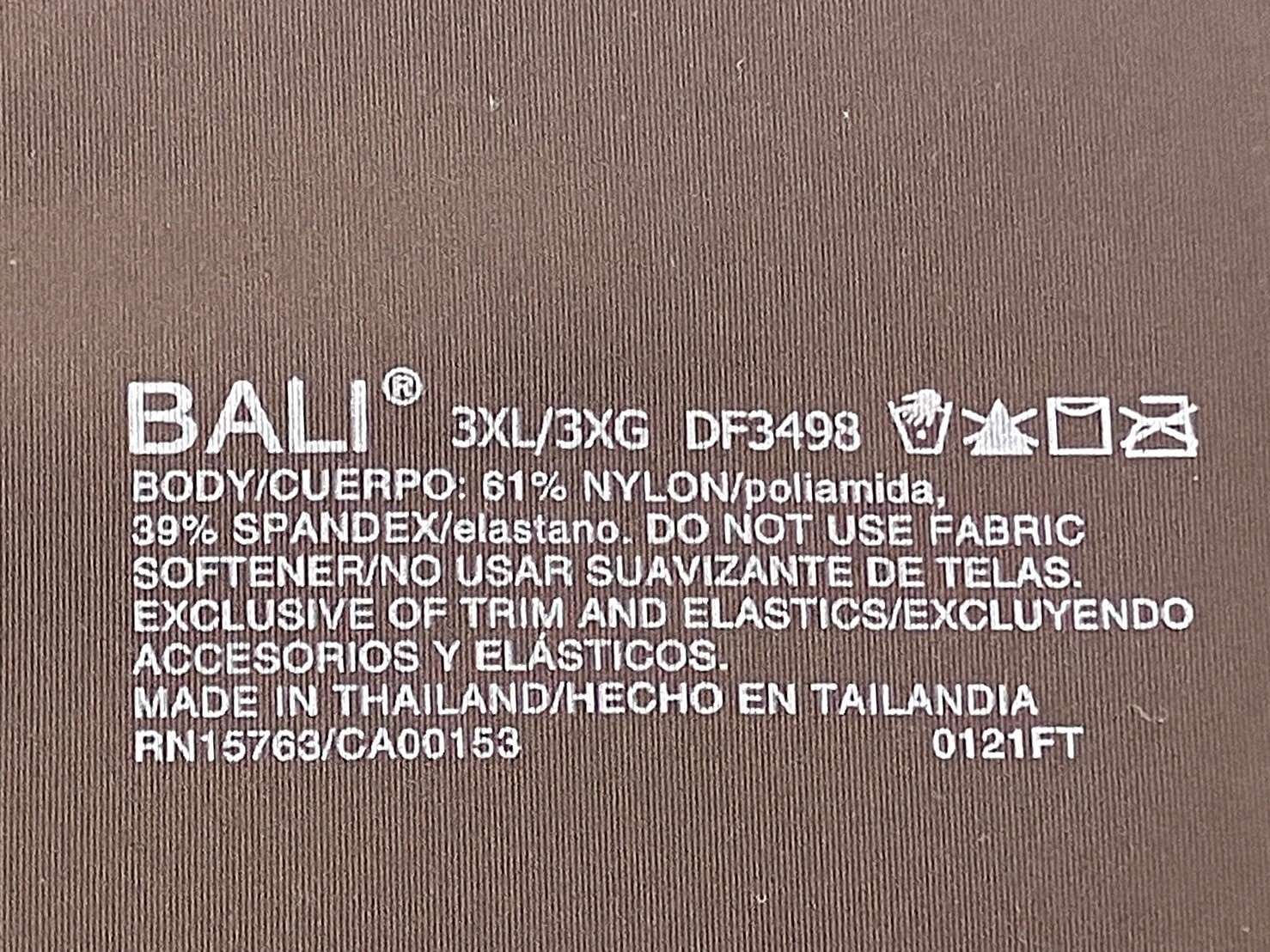 NWD Bali 3XL Comfort Revolution Easylite Underwire T-Shirt Bra DF3498 ...