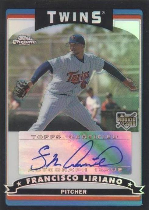 2006 Topps Chrome - Francisco Liriano #336 Black Refractor /200 (AU, RC ...