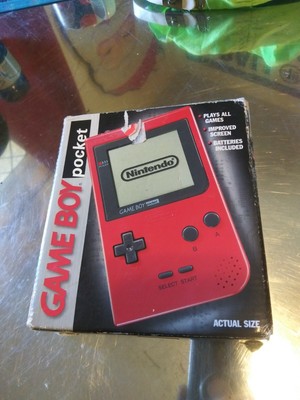 Gameboy Pocket - Red - COMPLETE IN BOX Tested | eBay