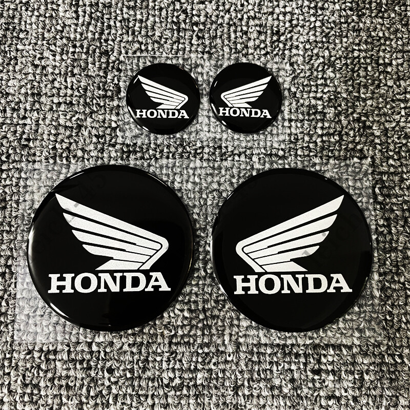 black motorcycle gas tank emblem decal track racing badge sticker for ...