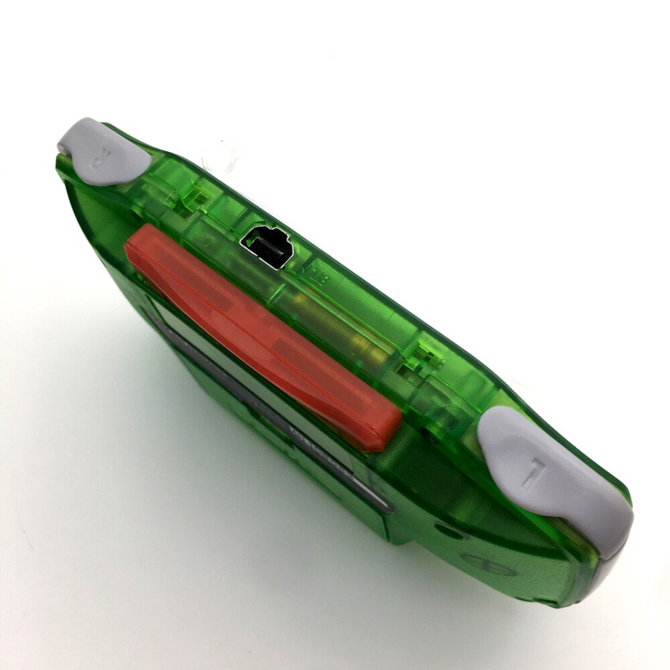 Clear Green 10 Levels brightness Backlit V2 IPS LCD Game Boy Advance ...