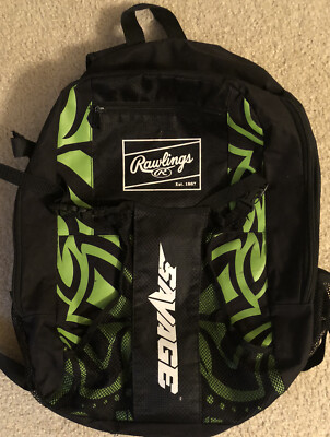 Rawlings Savage Youth Baseball Bag - Sport Bag Durable Baseball ...