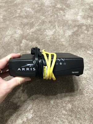 Arris TM1602 Cable Modem Docsis 3.0 Telephony Modem with Power ...