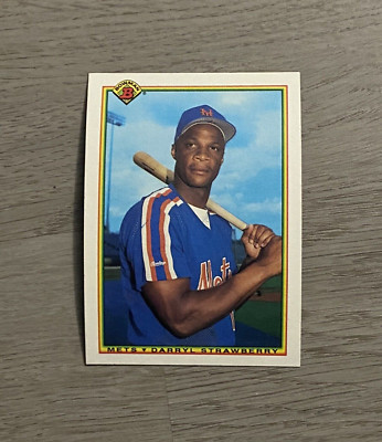1990 MLB Bowman Baseball | Darryl Strawberry | 141 | New York Mets | eBay