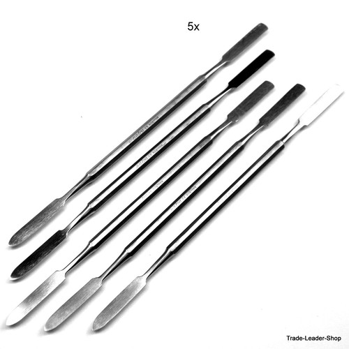 5er Set Gelspatel Salbenspatel Spatel Nagelhautschieber Nagelreiniger ...