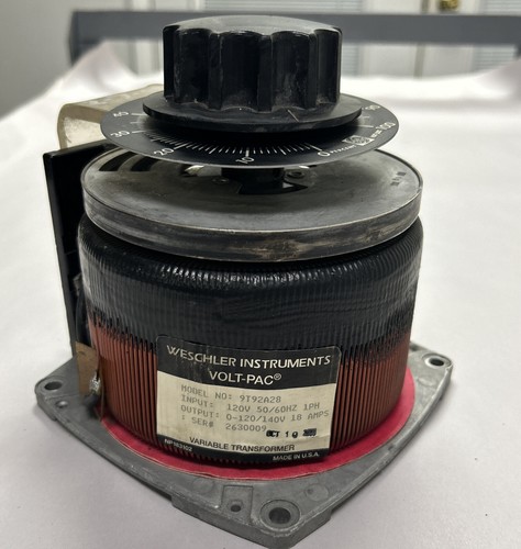 GENERAL ELECTRIC WESCHLER,9T92A28,VARIABLE TRANSFORMER 120V 1PH | eBay