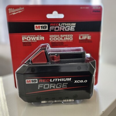 GENUINE Milwaukee M18 FORGE 8.0 Ah Battery 18V | eBay