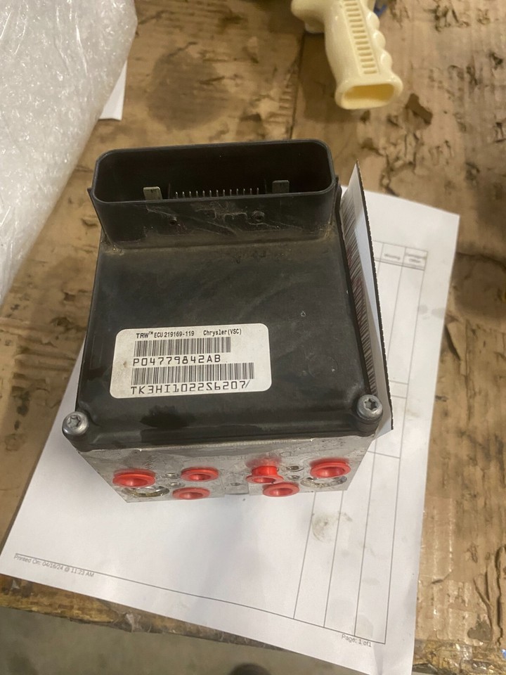 2012 Dodge Truck Ram 1500 ABS Anti-Lock Brake Pump Module Assembly Oem ...