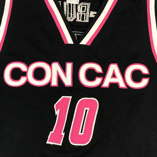 Vintage Con Cac 10 Basketball Jersey By Vortex Sports Wear Size Large ...