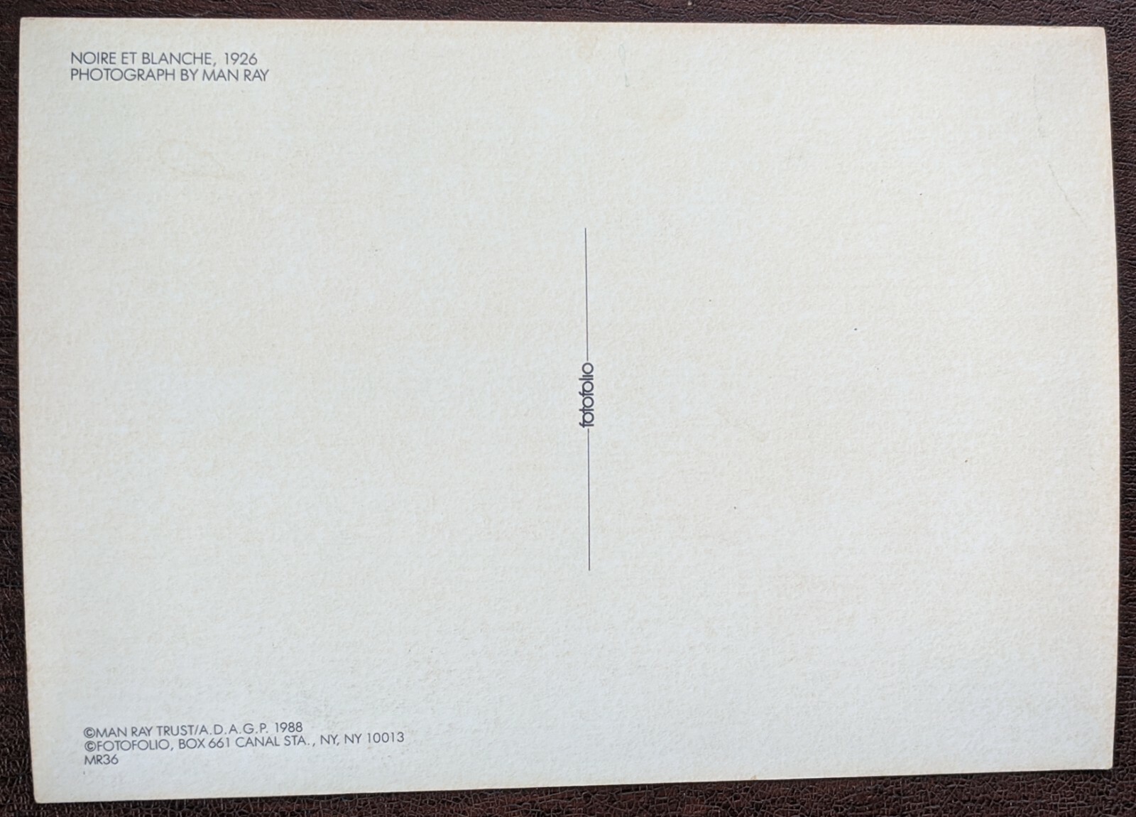 Assorted Man Ray Photo Postcards, Vintage 1988, Man Ray Trust ...