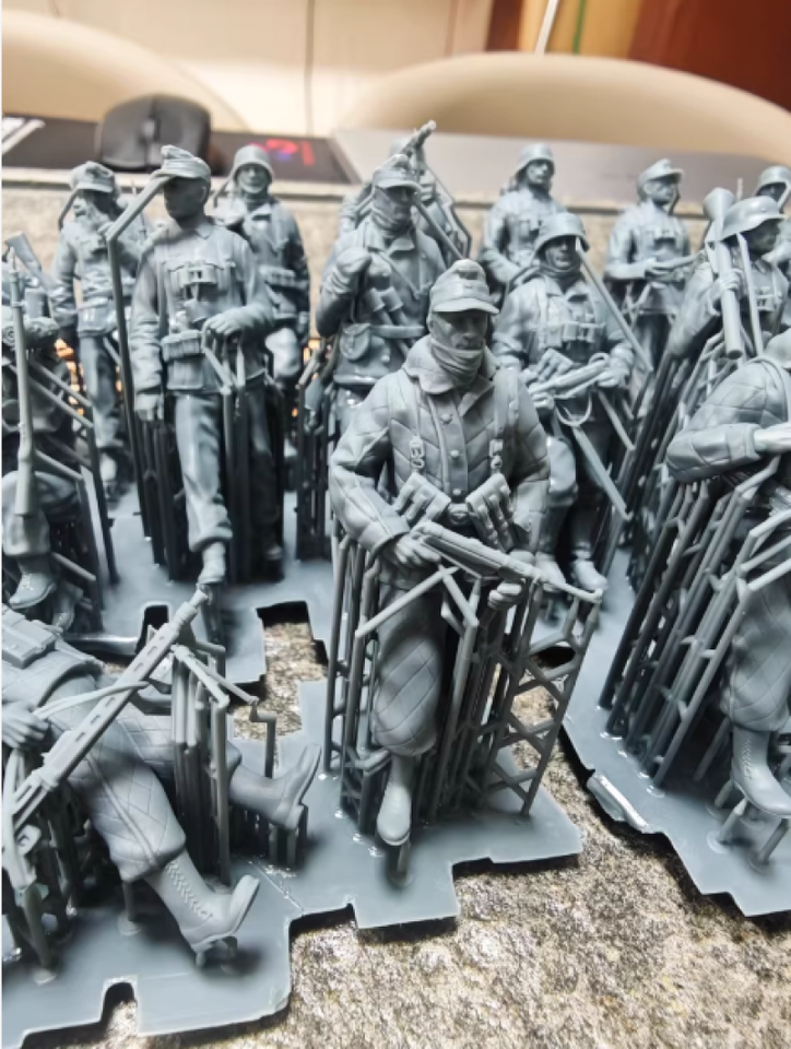 1/72 WW II German army 22 man group model (3D printed) Unpainted | eBay