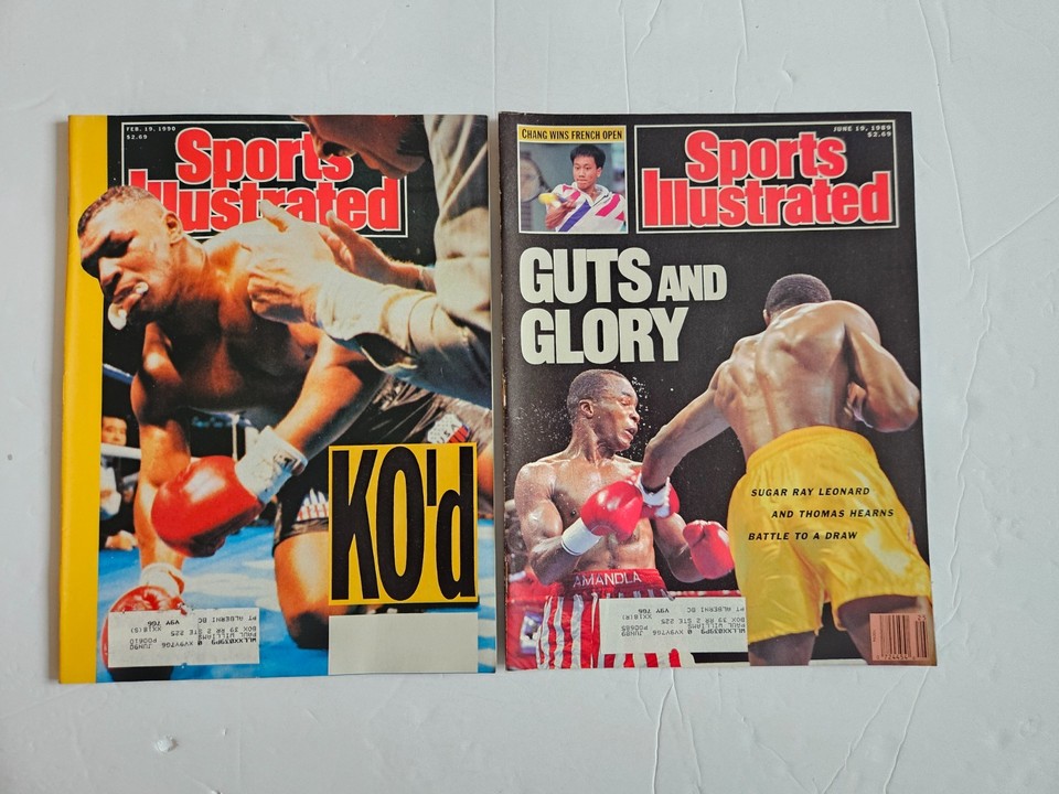Vintage Sports Illustrated Lot of Ten Boxing Magazines 1987-1991 ...