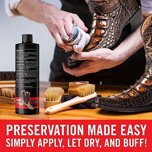 Exotic Leather Conditioner & Cleaner for Boots, Snakeskin & Crocodile ...