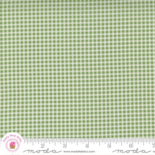 Moda PICTURE PERFECT 21807 15 Green Check AMERICAN JANE Quilt Fabric 30 ...