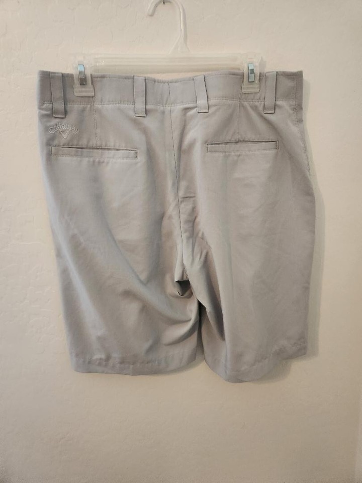 Mens Callaway Golf Shorts 32 Gray Athletic | eBay
