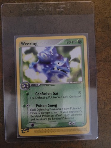 Pokémon TCG Weezing EX Ruby and Sapphire 24/109 e-Series Regular Rare ...