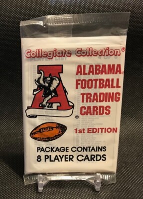 Alabama Football Trading Cards 1st Edition 8 Cards per pack sealed | eBay