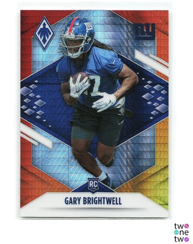 GARY BRIGHTWELL RC 2021 Panini Phoenix FIRE BURST PRIZM #188 Giants | eBay