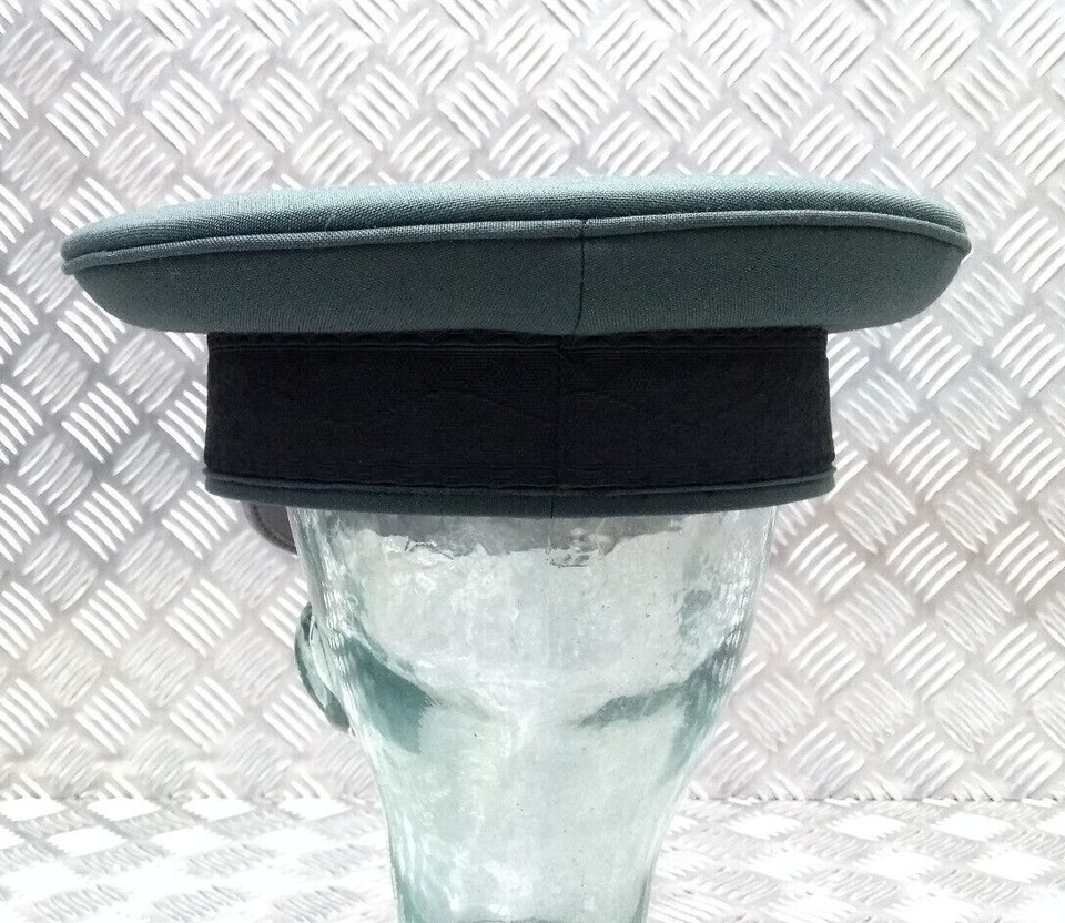 Ceremonial Fancy Parade Peak Cap Hat, Dark Green with Black Oak Leaf ...