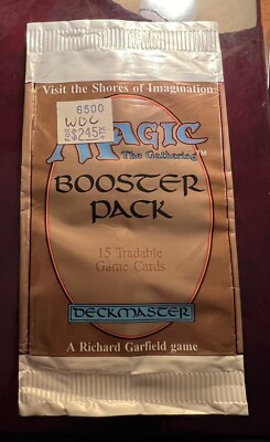 MTG Empty Alpha Beta Booster Pack Magic The Gathering Vintage Rare Near ...