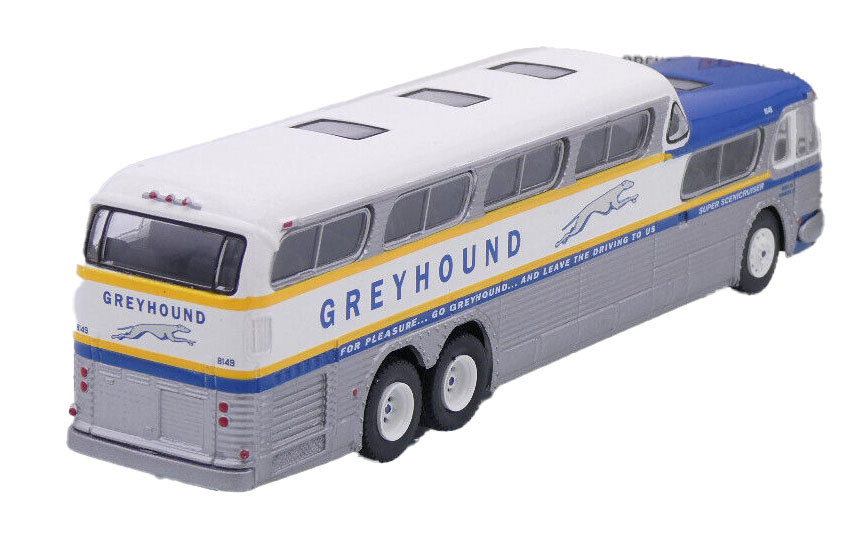 Brekina Greyhound Scenic Cruiser Bus-Gold Stripes 1/87 Scale NIB USA ...