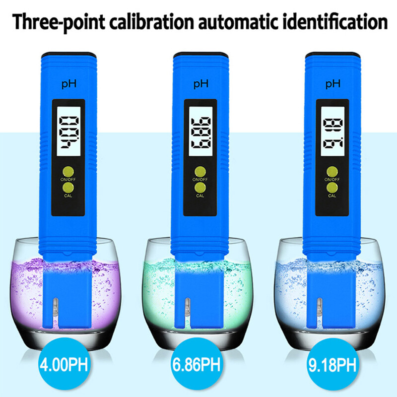 PH Wert Wasser Messgerät Digital Messer Tester Aquarium Pool Prüfer pH ...