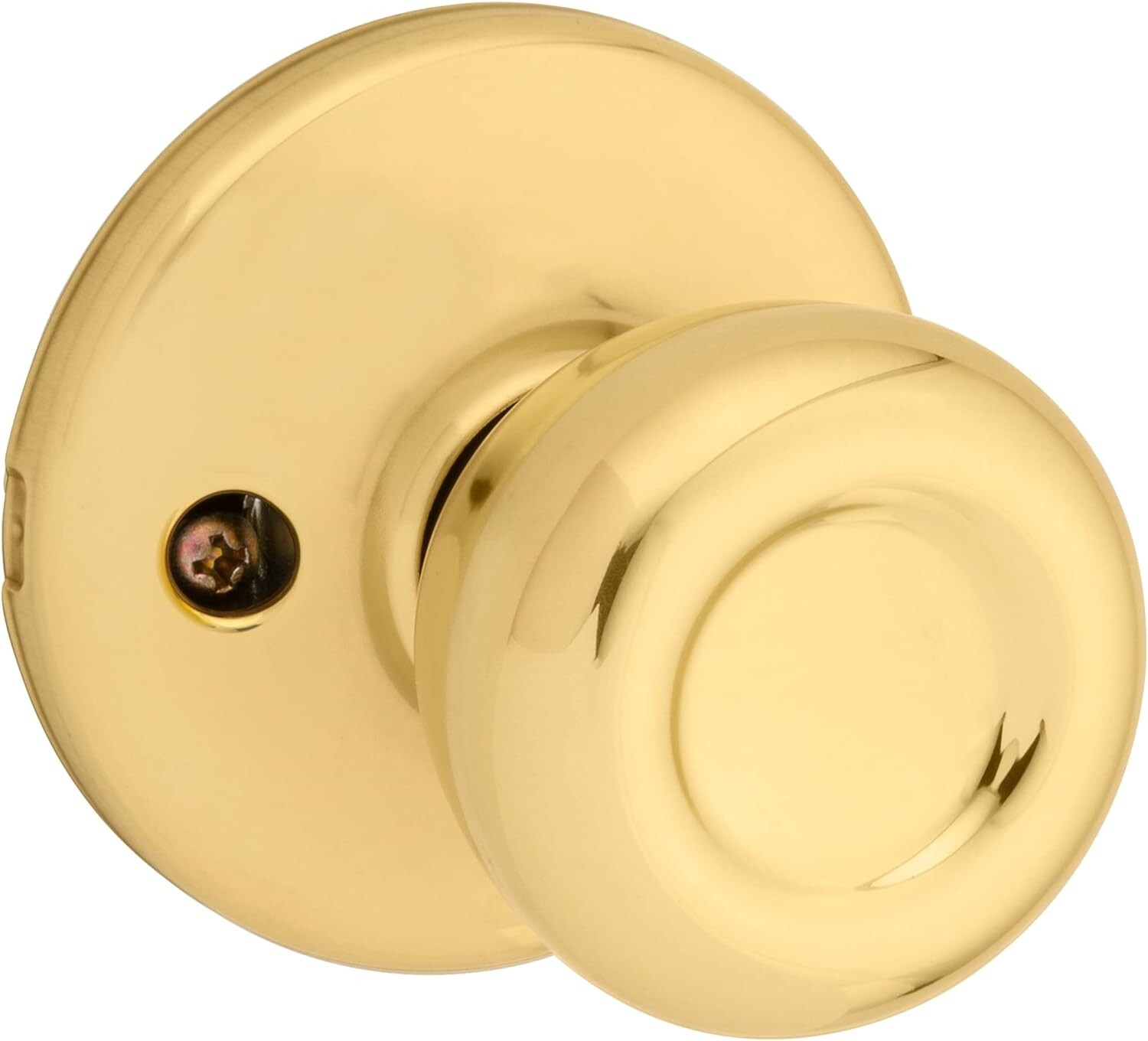 Lot of 2 Kwikset Tylo Dummy Inactive Push/Pull Door Knob Polished Brass | eBay