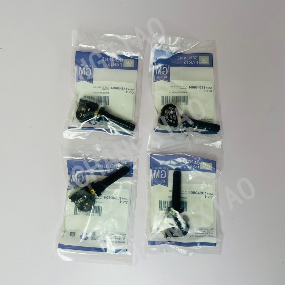 4PCS OEM GMC Chevy Buick Cadillac TPMS Tire Pressure Sensor 13540603 | eBay
