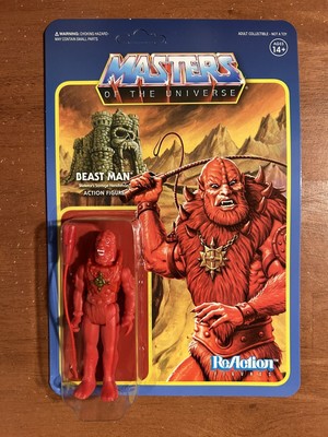 Masters Of The Universe Red Beast Man ReAction Figure Super7 Power-Con ...