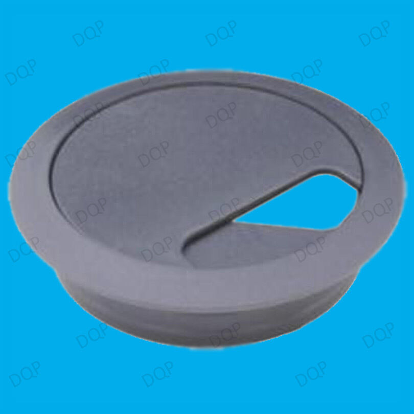 50x 80mm Computer Desk Table Grommet Cable Tidy Surface Port Wire Hole ...