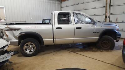03-08 DODGE RAM 1500 PASSENGER RIGHT REAR SIDE DOOR ASSY BRIGHT SILVER ...