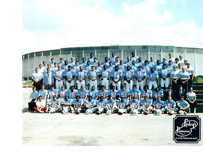 HOUSTON OILERS 8X10 TEAM PHOTOS LOT OF 4 1979 1980 1981 1982 FOOTBALL ...